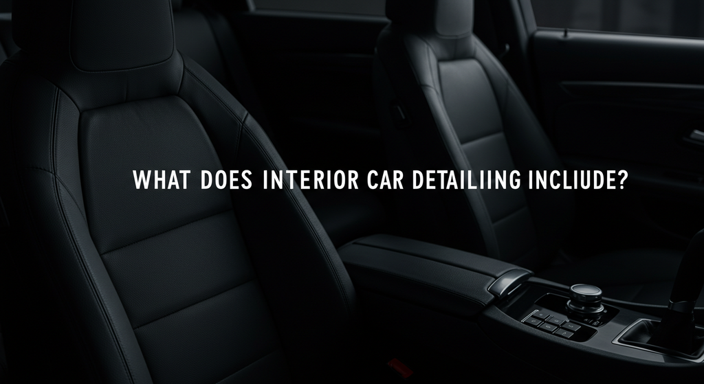 What Does Interior Car Detailing Include? – CARVAMP