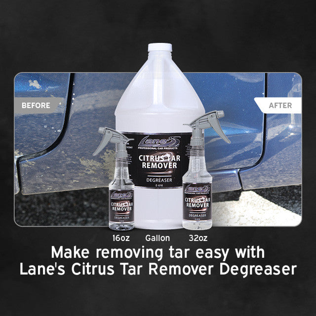 Lane's Citrus Tar Remover – Road Tar Degreaser for Car Paint – CARVAMP